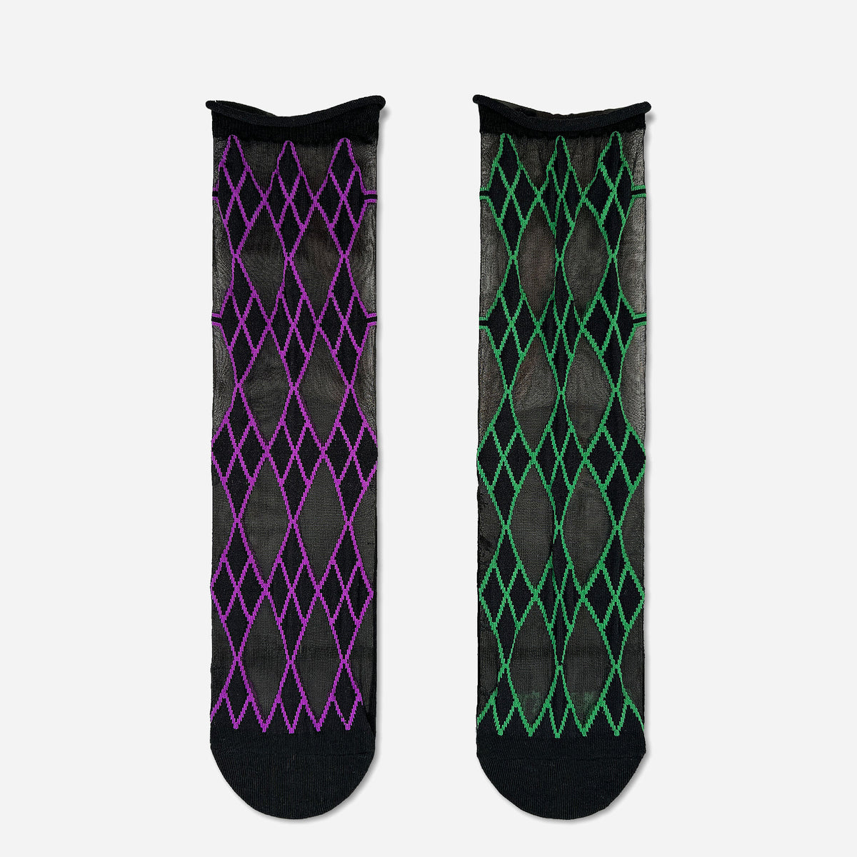 【2nd PALETTE 】socks - rim_argyle – MMW Concept